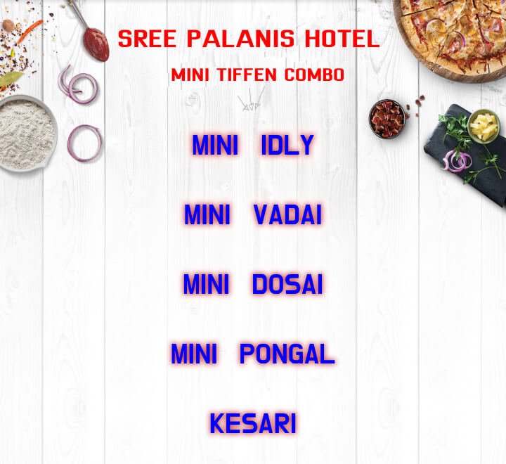 Mini Idly Mini Vadai Mini Dosai Mini Pongal Kesari Manamadurai Online